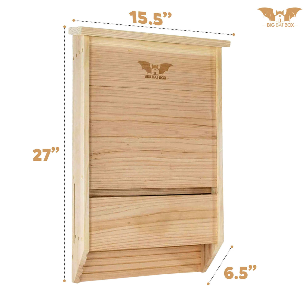 Triple Chamber Bat House, Cedar - Big Bat Box | Big Bat Box